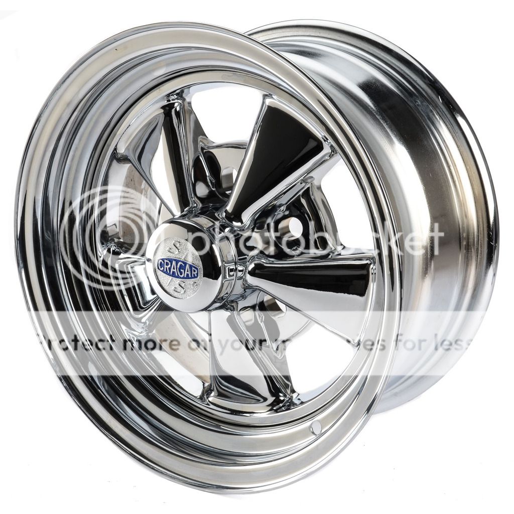 SET OF 4 CRAGAR 08/61 SERIES S/S SUPER SPORT UNILUG WHEELS AND TIRES ...