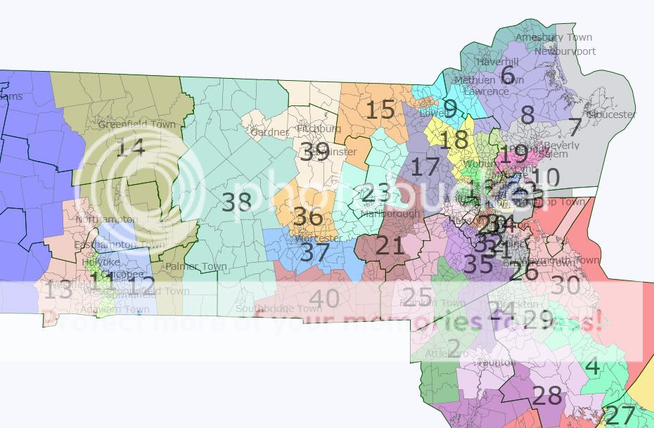 My First Redistricting: Massachusetts State Senate (Updated)