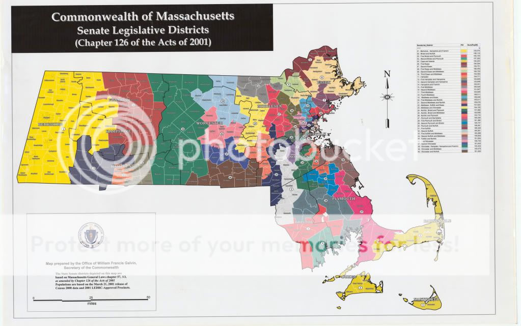 My First Redistricting: Massachusetts State Senate (Updated)