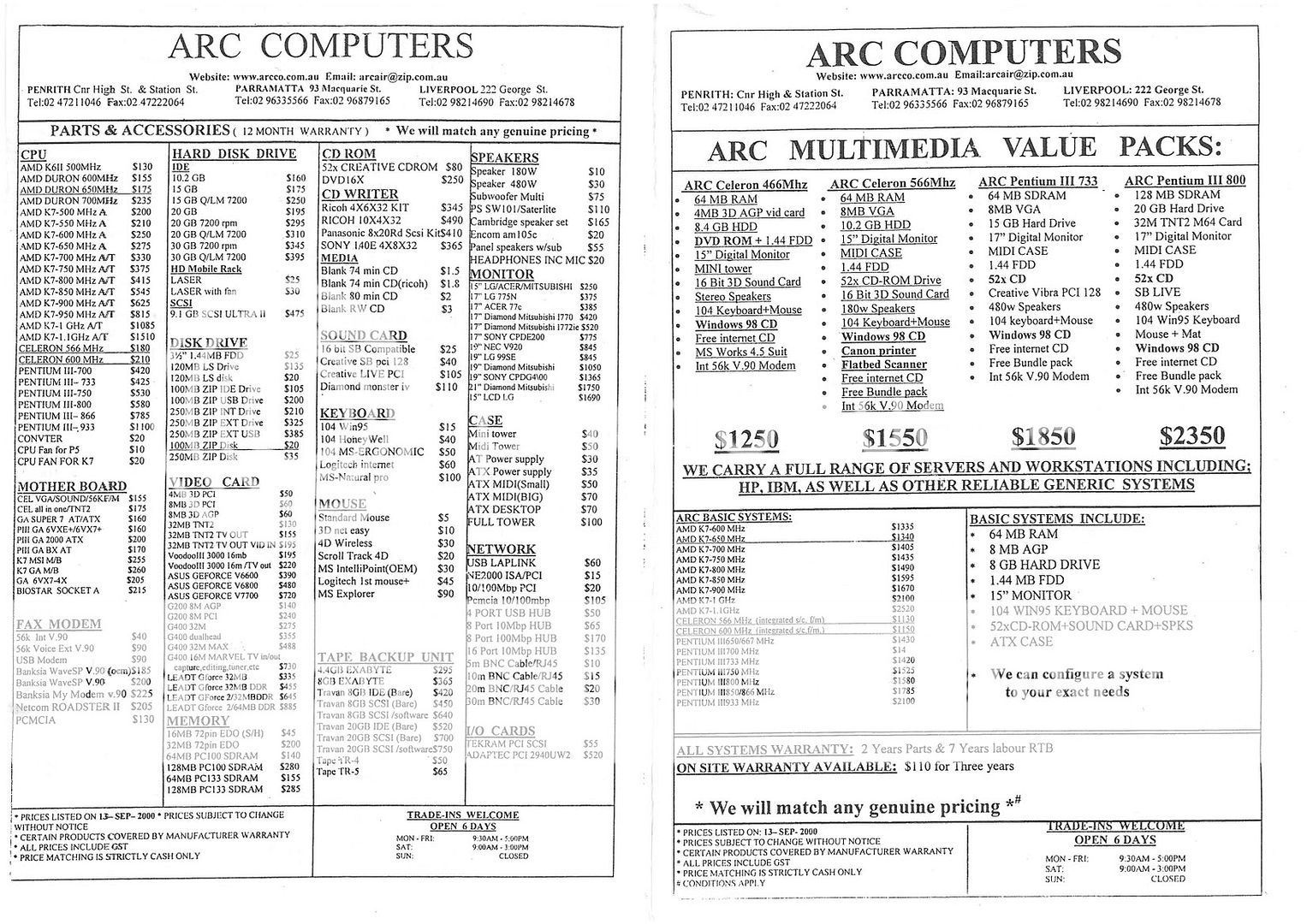 PC parts price's from the year 2000 OMG YOU MUST SEE THIS ...